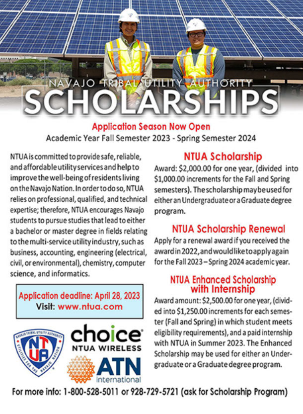 Navajo Tribal Utility Authority Scholarship ProgramNTUA